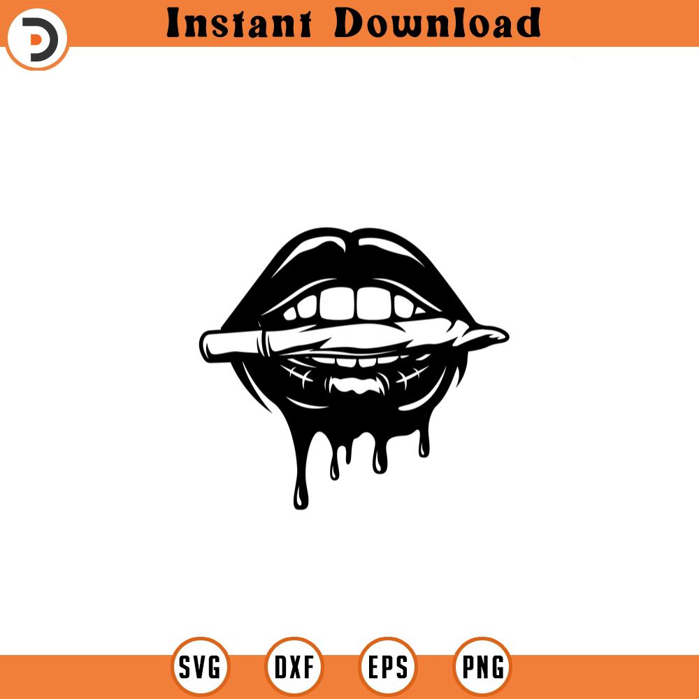 Sexy Lip Outline Svg | Inspire Uplift