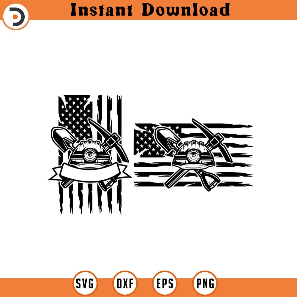 US Mining Tools svg US Digging Tools Svg | Inspire Uplift