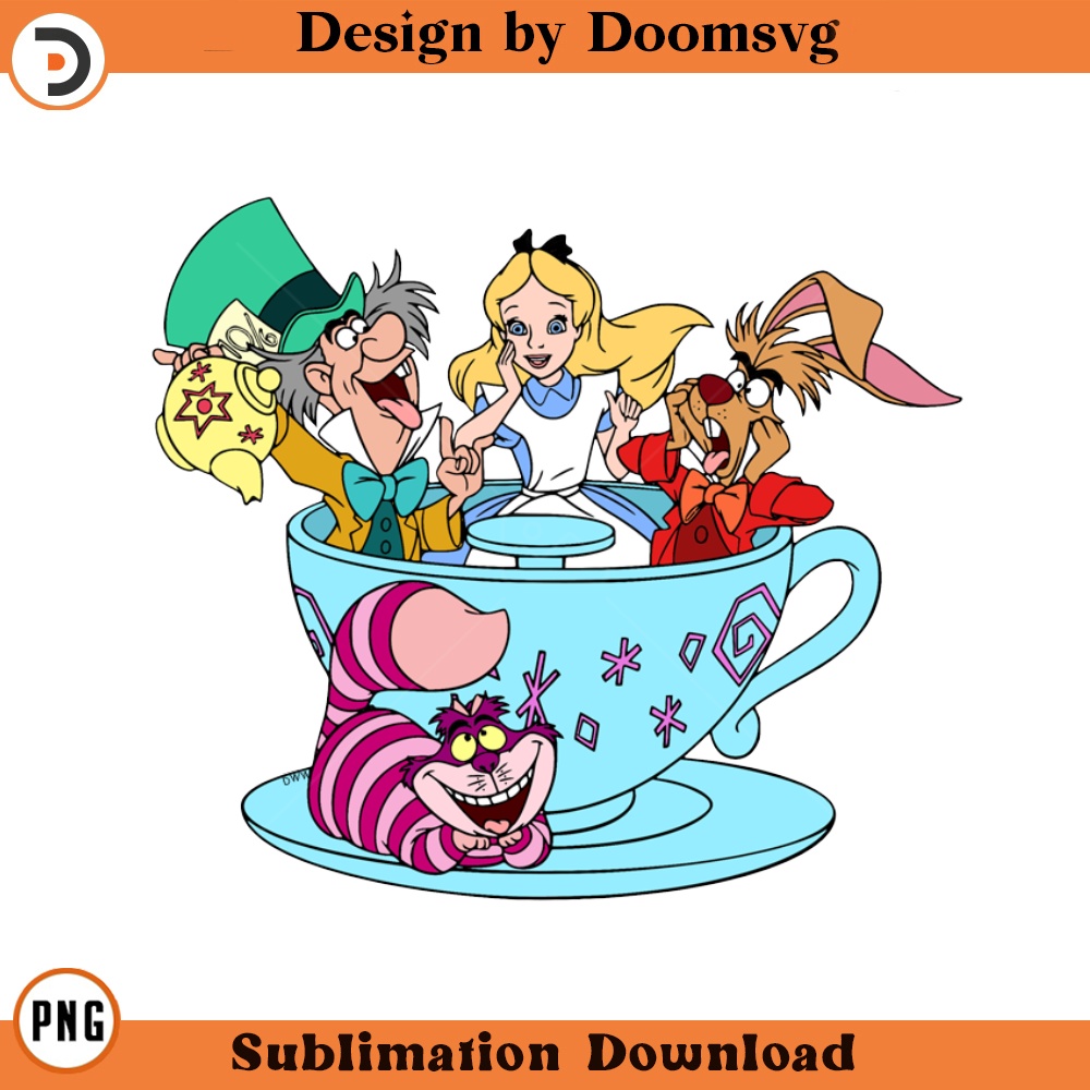 Teacup Alice Svg | Inspire Uplift