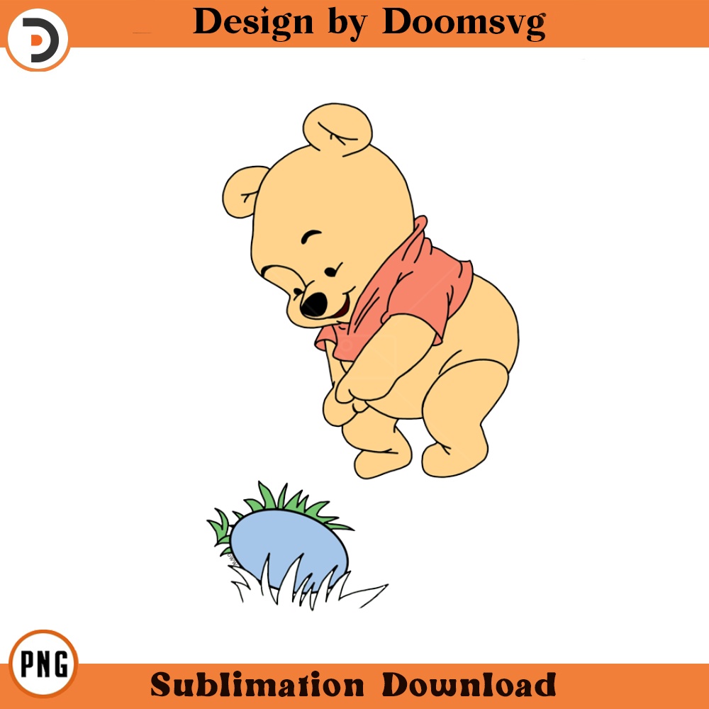 Pooh Easter Clipart | Inspire Uplift