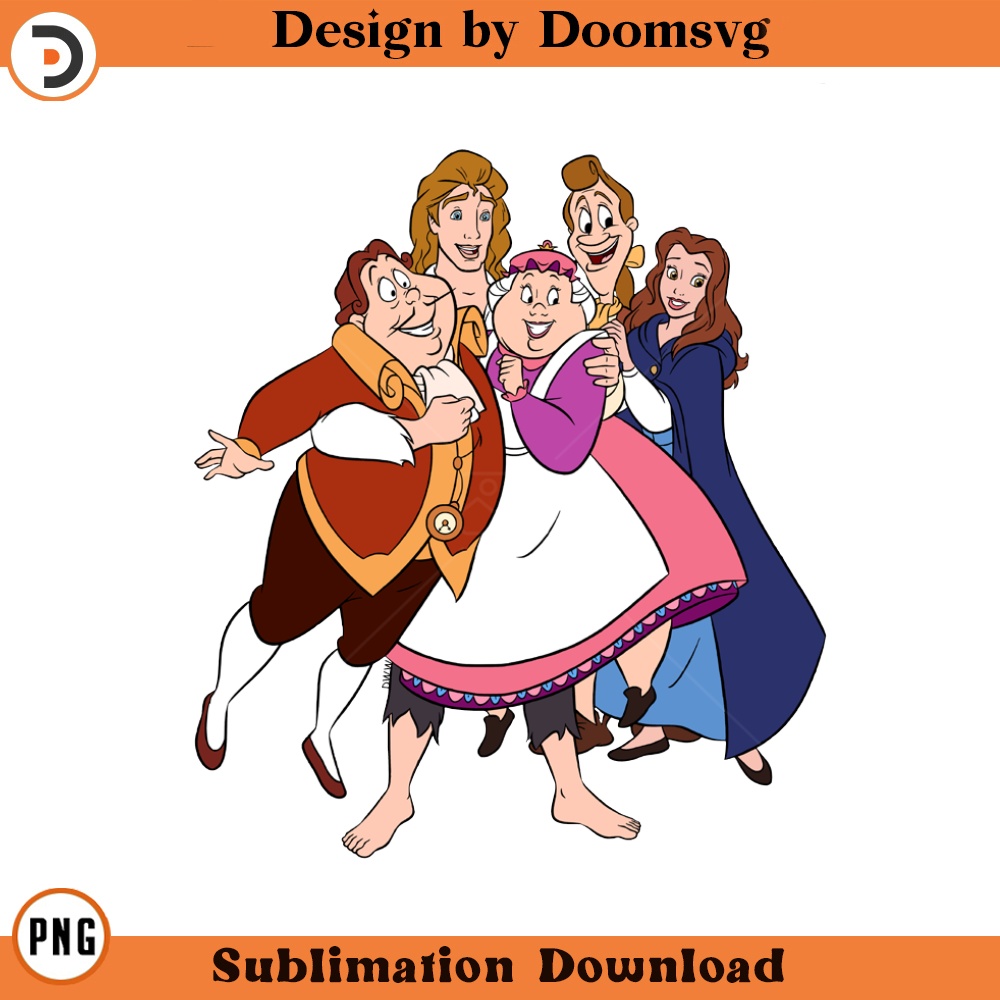 Beauty And The Beast Ending Cartoon Clipart Download, PNG Do | Inspire ...