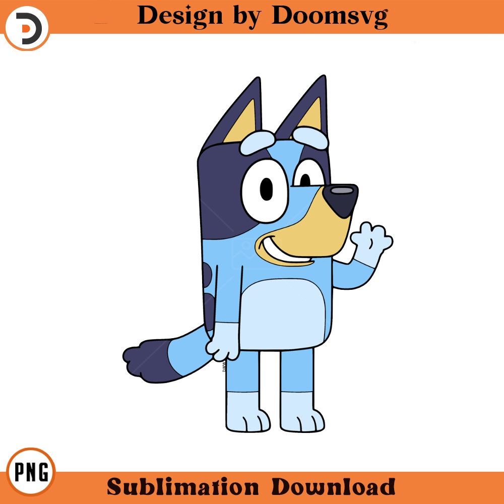 Bluey Cartoon Clipart Download, PNG Download Cartoon Clipart | Inspire ...