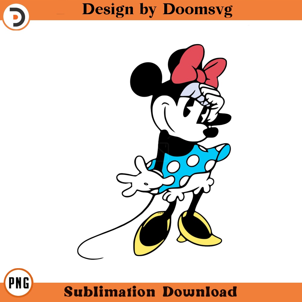 Classic Minnie Mouse Cartoon Clipart Download, PNG Download - Inspire ...