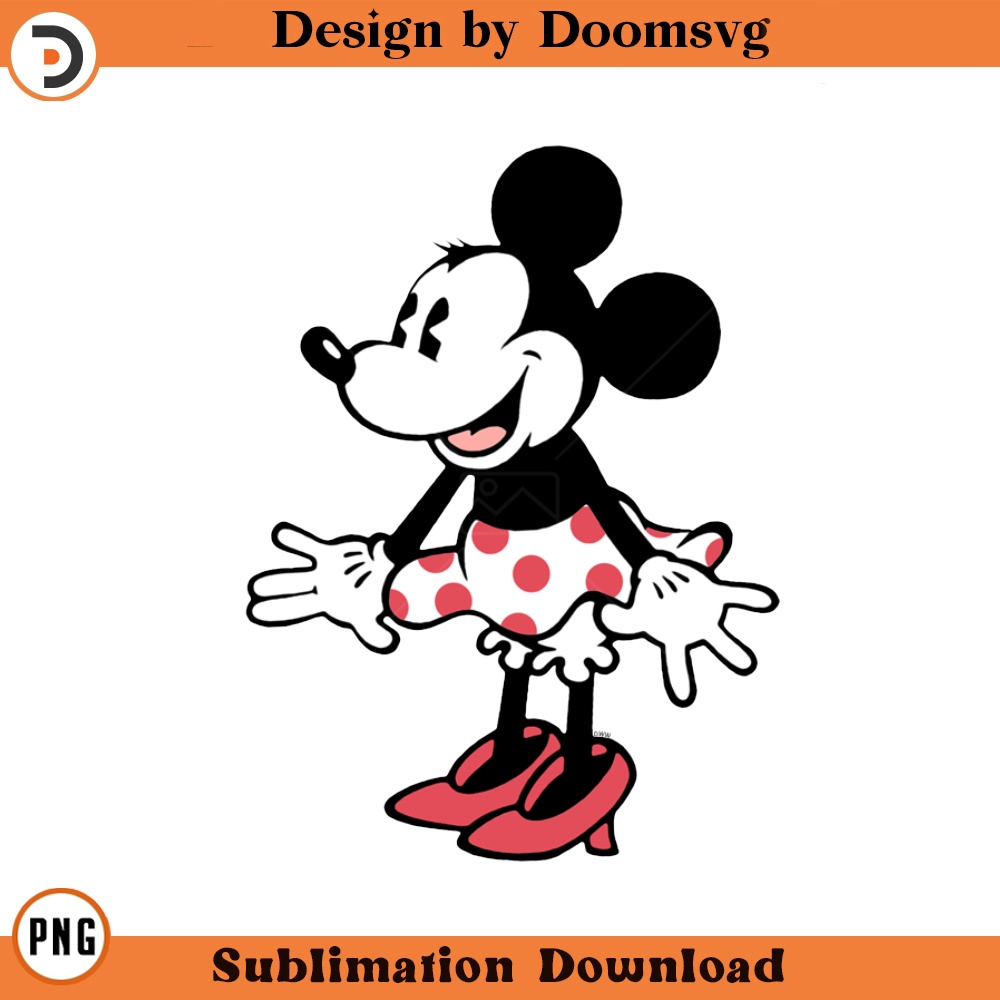 Classic Minnie Cartoon Clipart Download, PNG Download Cartoo | Inspire ...