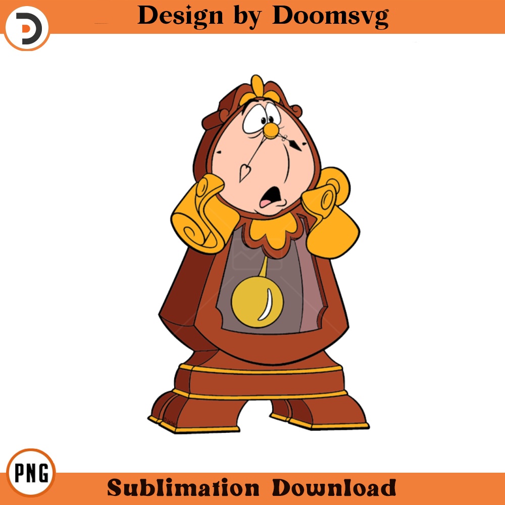 Cogsworth Cartoon Clipart Download, PNG Download Cartoon Cli | Inspire ...