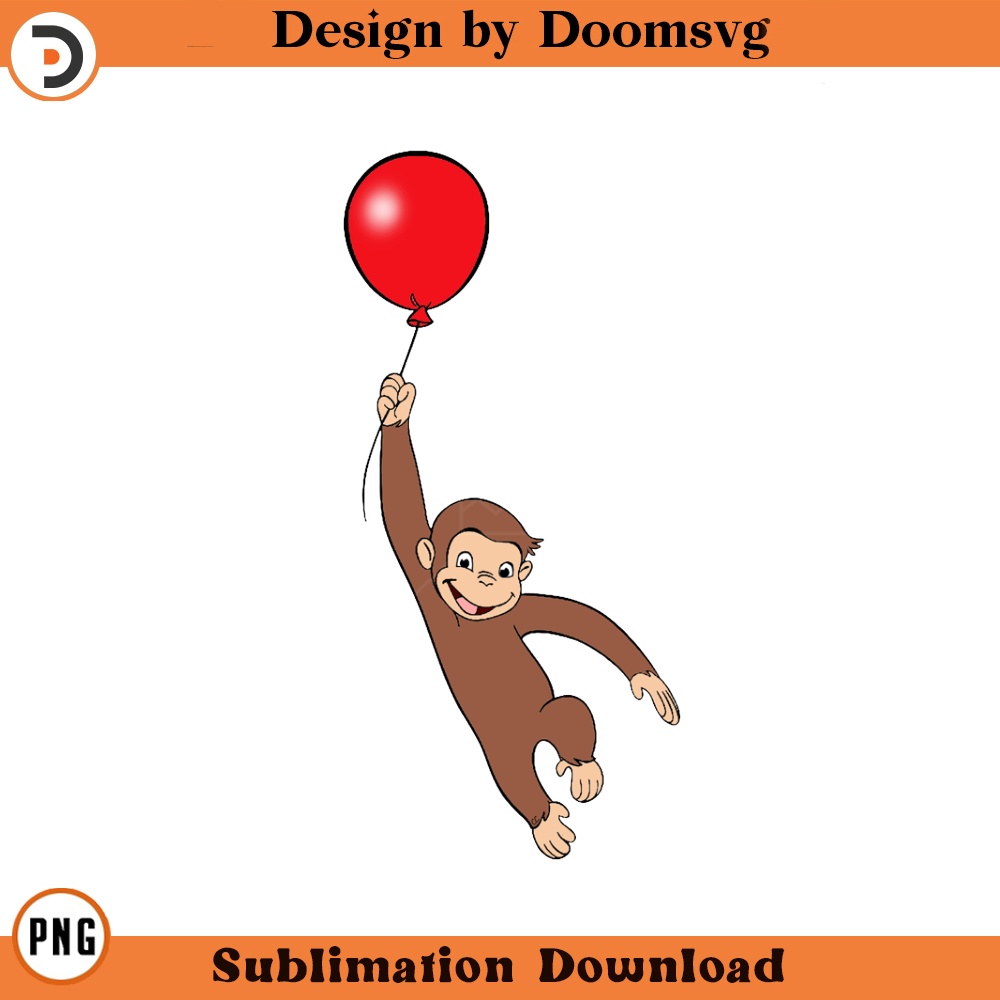 Curious George Balloon Cartoon Clipart Download, PNG Downloa | Inspire ...