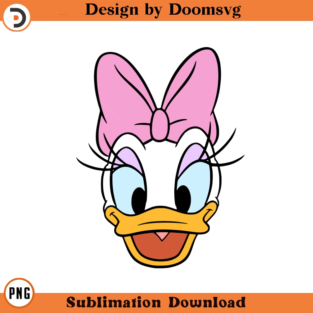 Daisy Duck Face Cartoon Clipart Download, PNG Download Carto | Inspire ...