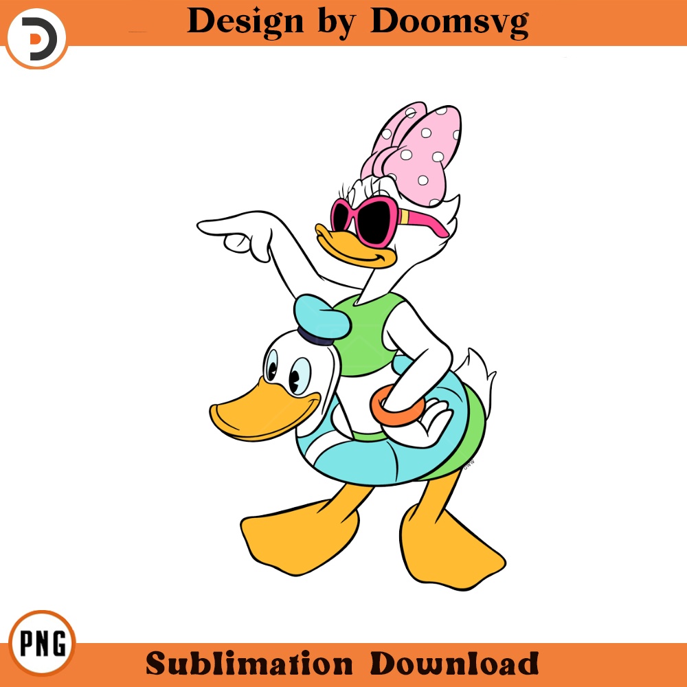 Daisy Duck Summer Cartoon Clipart Download, PNG Download Car - Inspire ...