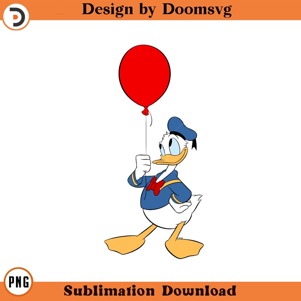 Donald Duck Balloon Cartoon Clipart Download, PNG Download C | Inspire ...
