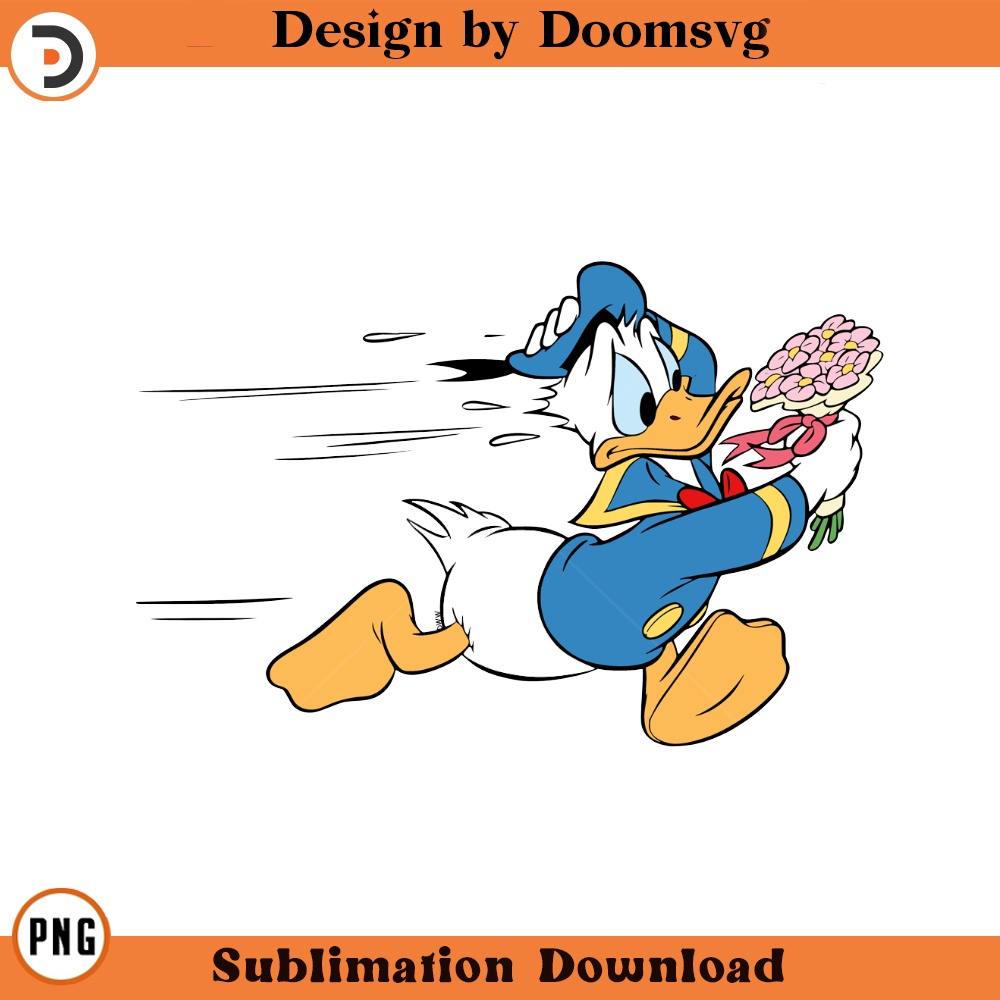 Donald Duck Flowers Cartoon Clipart Download, PNG Download C | Inspire ...