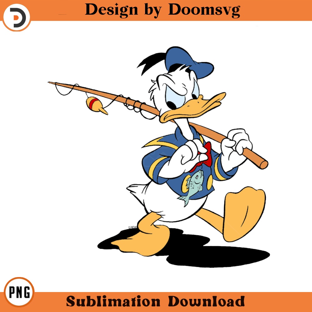 Donald FiSHing Cartoon Clipart Download, PNG Download Cartoo | Inspire ...