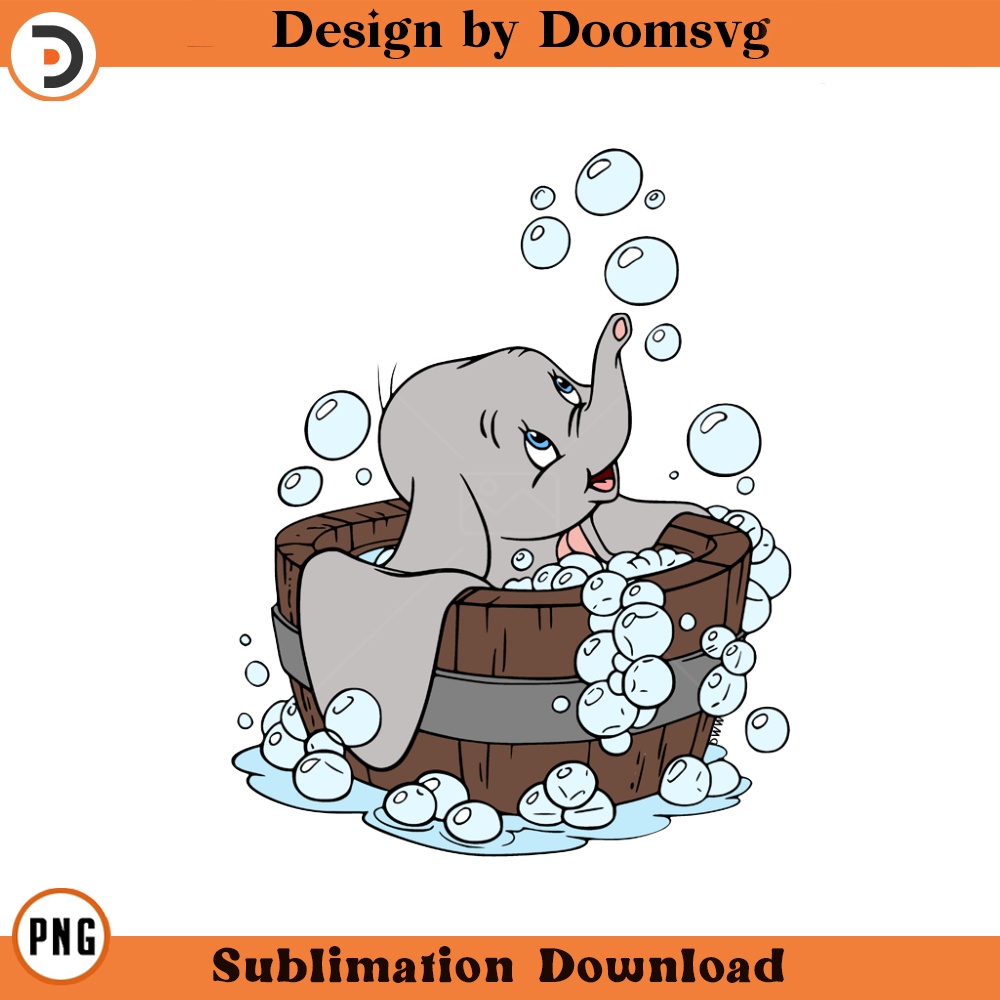 Dumbo Bath Bubbles Cartoon Clipart Download, PNG Download Ca | Inspire ...