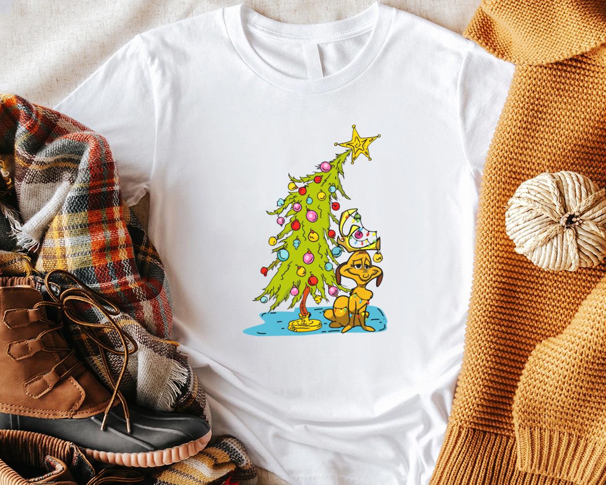 Christmas With Dog Max and Whoville Tree Holiday funny Gift | Inspire ...