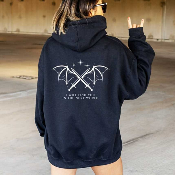 Nesta And Cassian Hoodie, Cassian Quote Hoodie, Sarah J Maas | Inspire ...