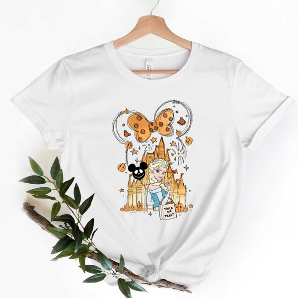 Disney Princess Elsa Halloween T-Shirt, Frozen Elsa Anna Cas | Inspire ...