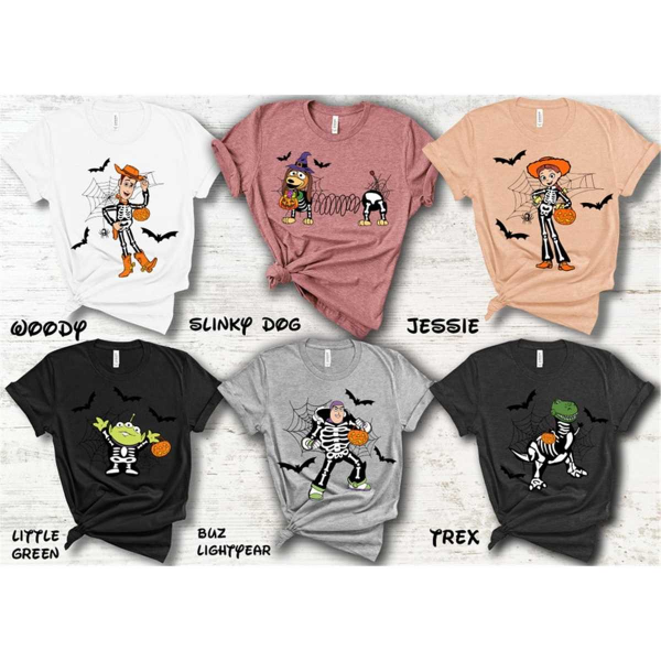Toy story skeleton Halloween shirt, Spooky season Disney Hal | Inspire ...
