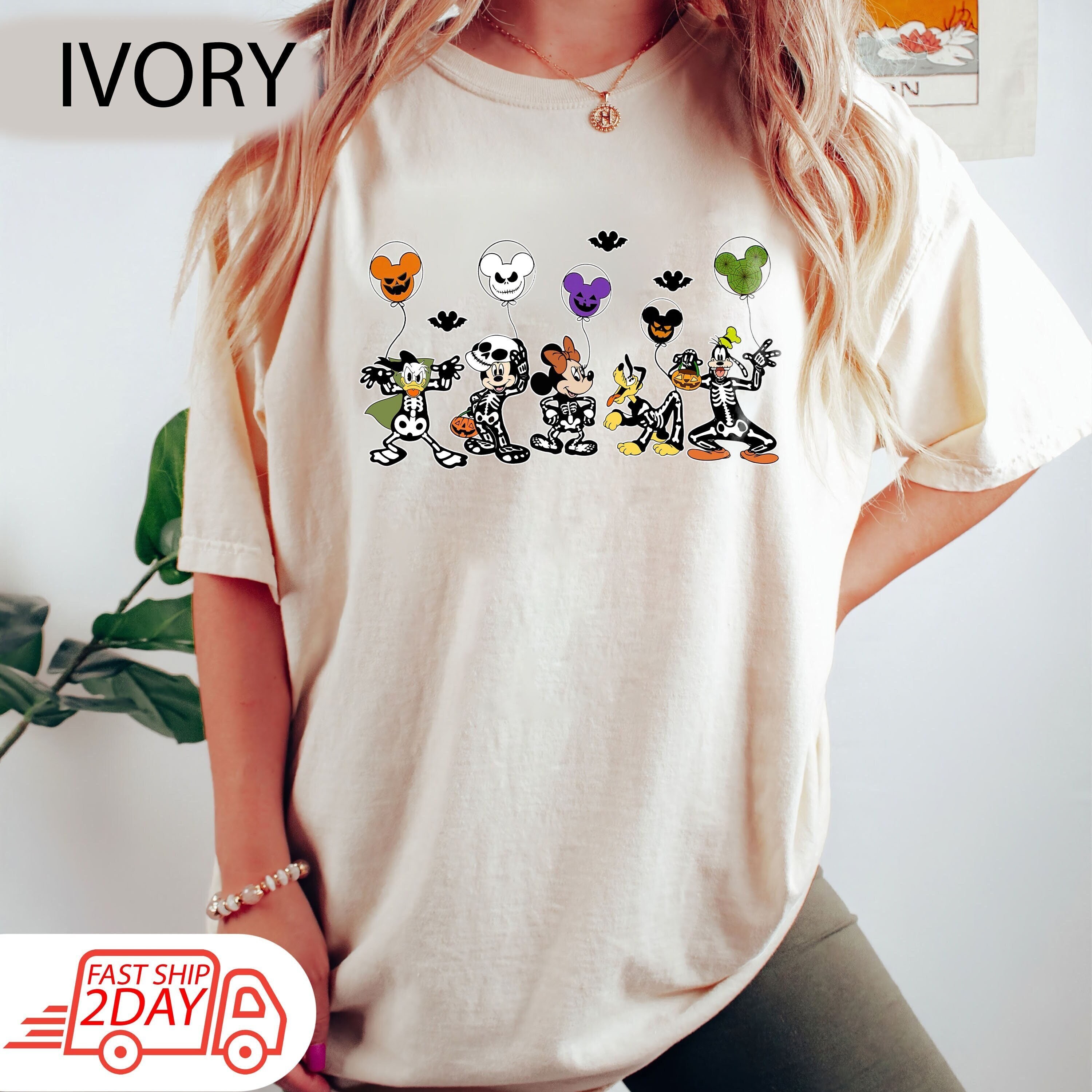 Disney Mickey Minnie Halloween Team Shirt, Mickey Minnie Hal | Inspire ...