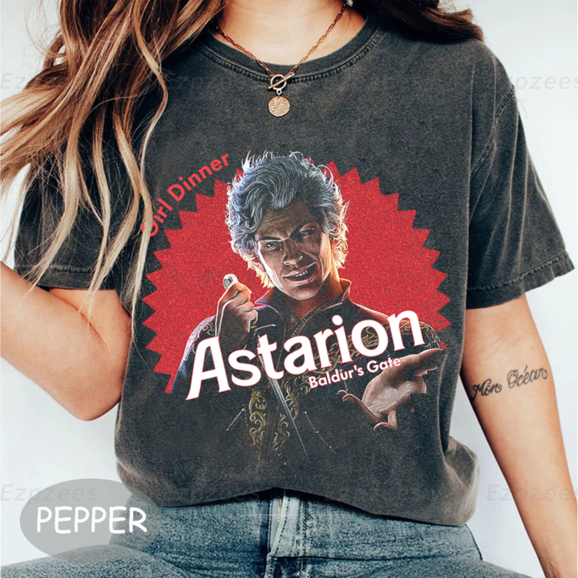 Astarion Baldurs Gate 3 Shirt, Funny Astarion Barbi Shirt, B - Inspire ...