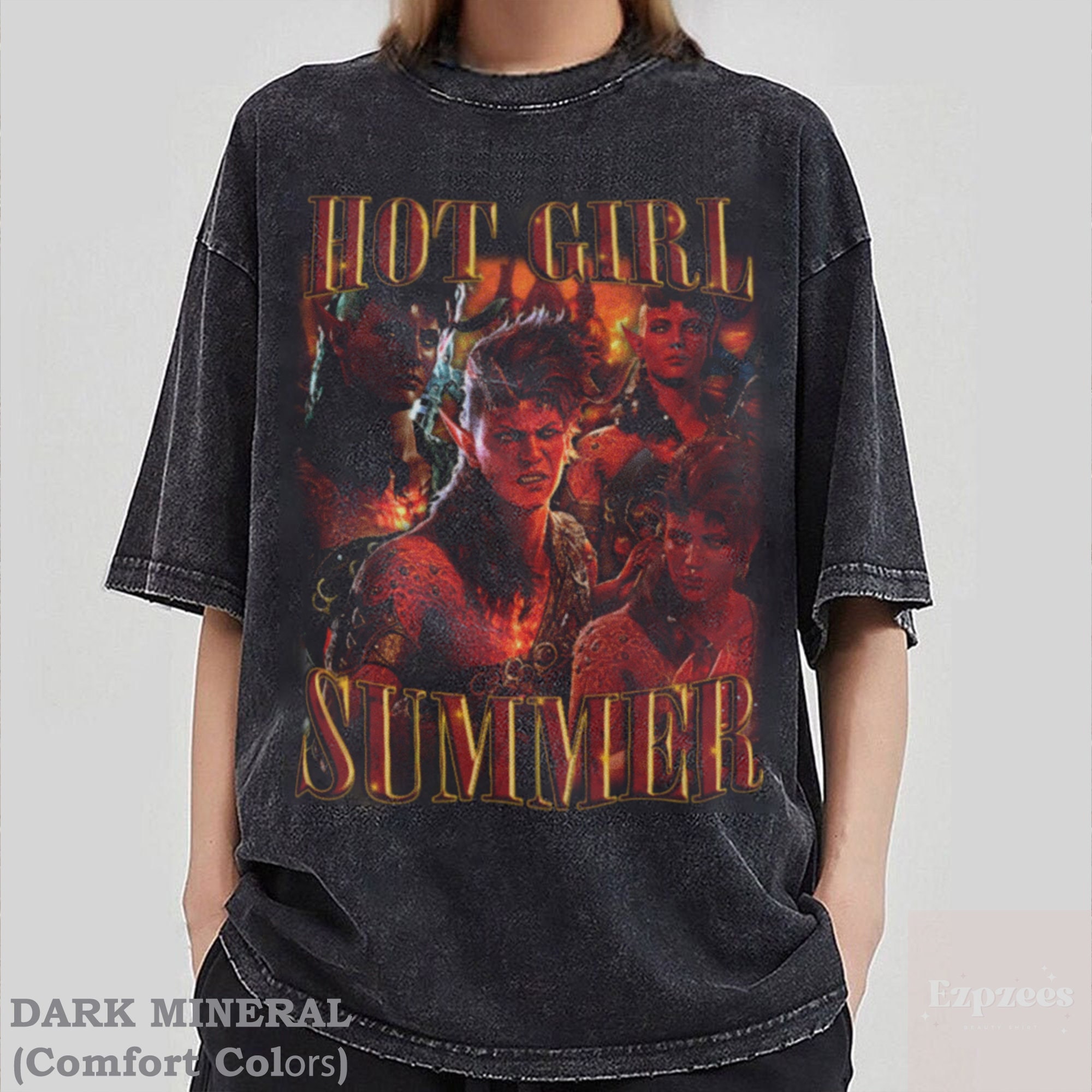 Hot Girl Summer Karlach Baldur's Gate T-Shirt, Baulders Bald | Inspire ...