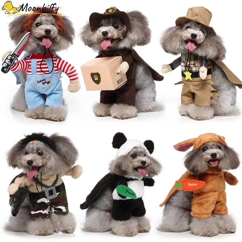 Pet Cosplay Costume: Funny Dog Clothes for Halloween Festivi | Inspire ...