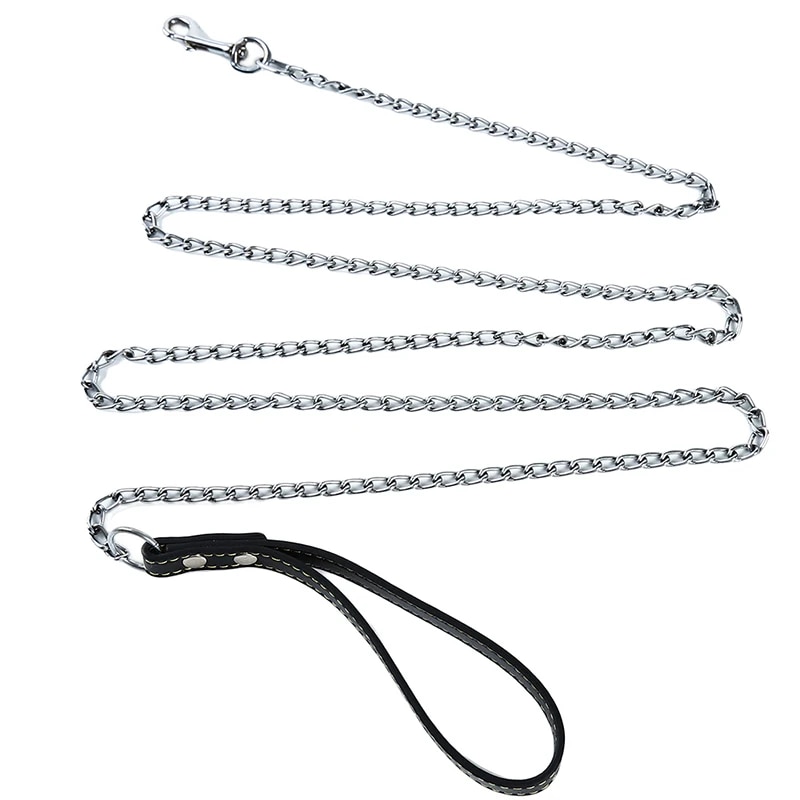 Heavy Duty Chain Dog Leash with Trigger Hook - Pet Training | Inspire ...