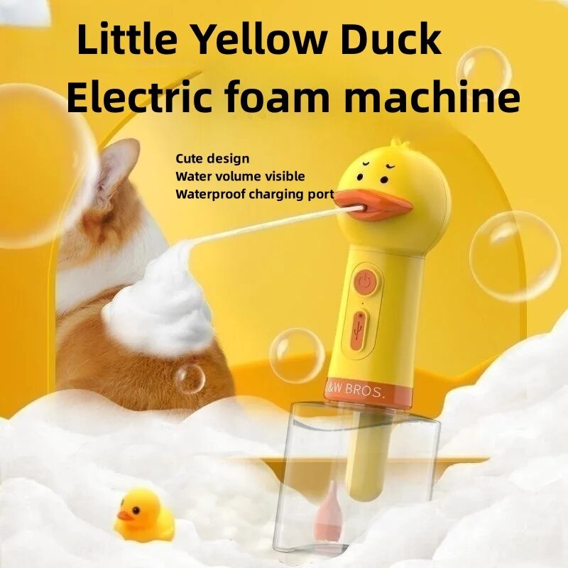 Electric Pet Cleaning Foam Machine: Bathing Launcher for Cat | Inspire ...