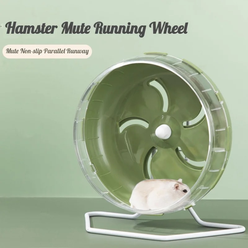 Silent Jogging Wheel for Hamsters & Rodents: Exercise & Play | Inspire ...