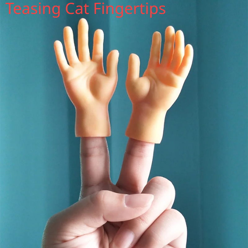 Silicone Hand Puppet: Funny Mini Hands for Cat Teasing - Nov | Inspire ...
