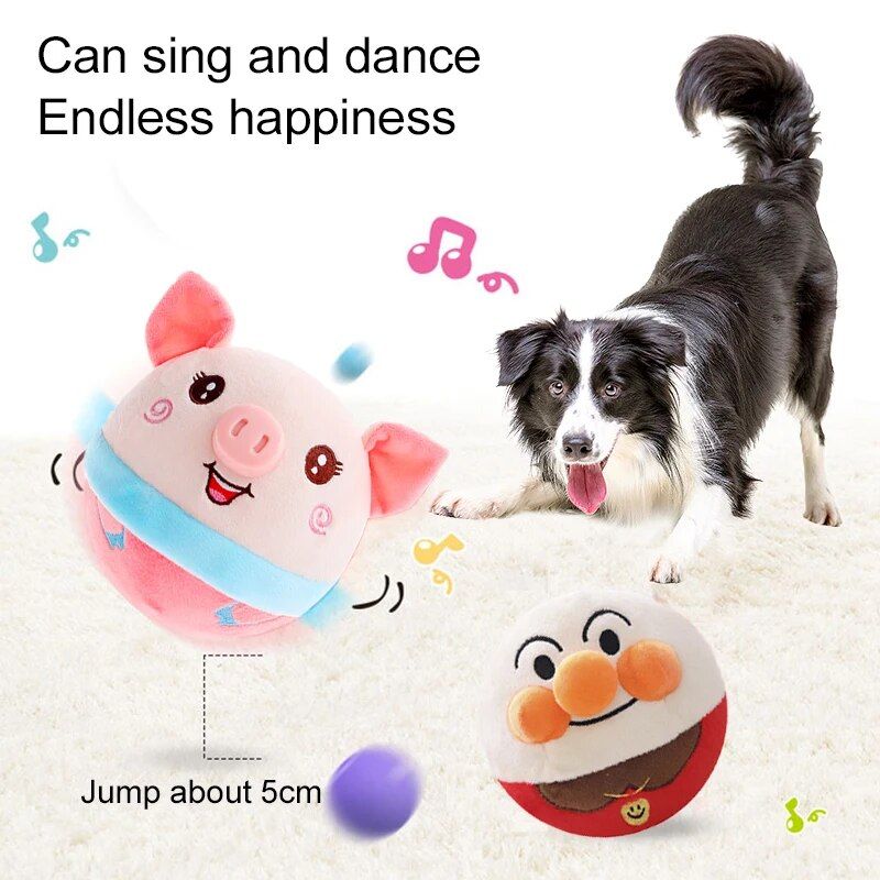 Electric Interactive Cat Toy: Self-Moving Plush Bouncing Toy | Inspire ...