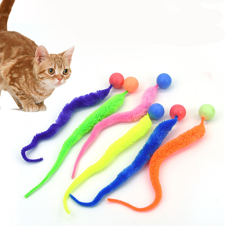 Wiggly Balls Cat Toys: Interactive Plush Toy for Kittens wit | Inspire ...