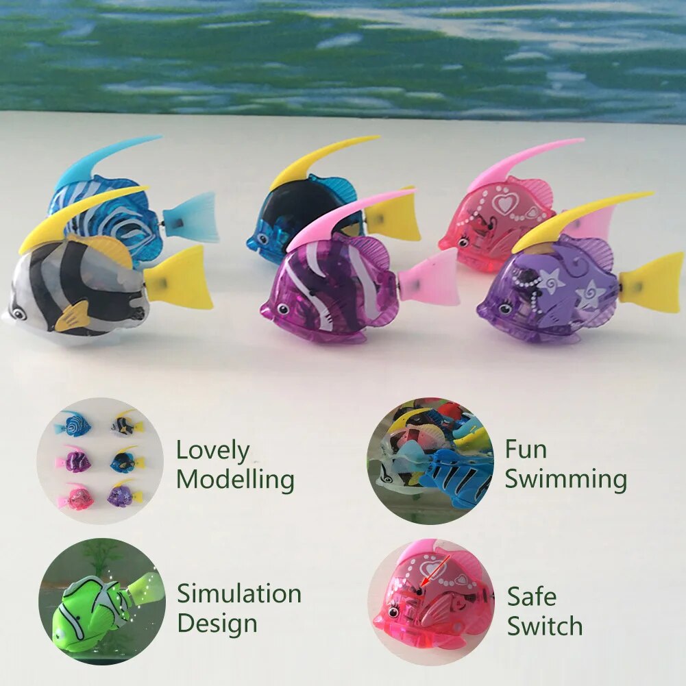 LED Swimming Robot Fish Toy: Interactive Pet Cat Toy for Hun | Inspire ...