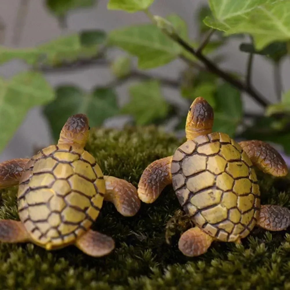 Mini Sea Turtle Model Resin Ornaments for Aquarium Fish Tank | Inspire ...