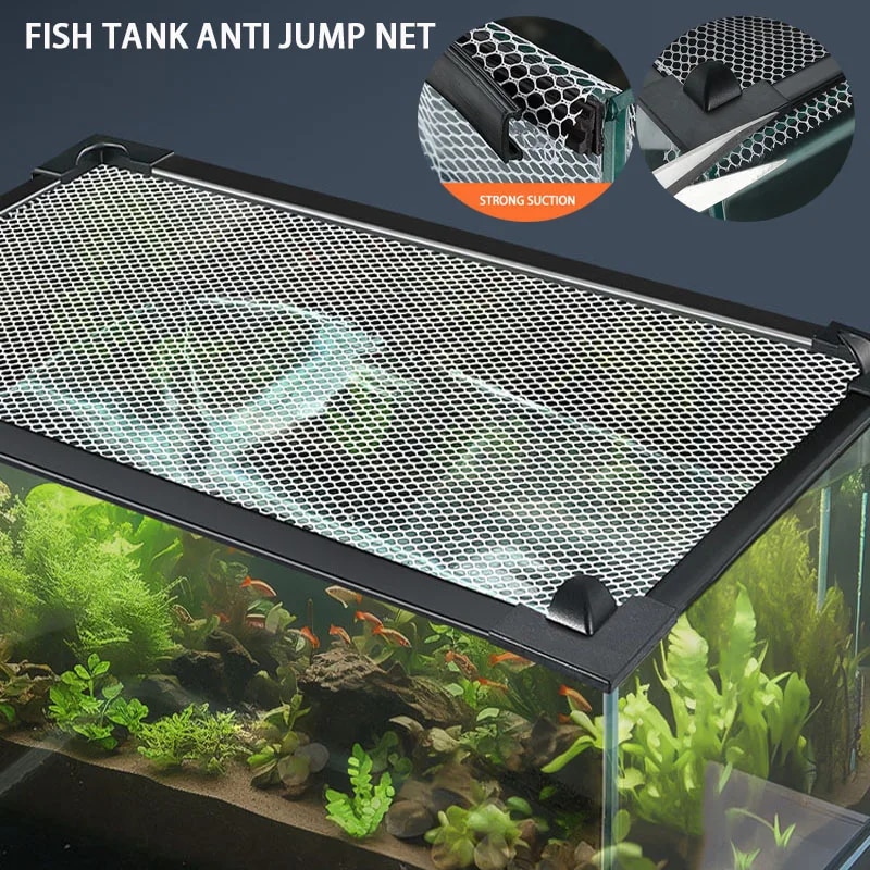 Fish Tank Anti-Jump Net: Invisible, Magnetic, Secure Cover | Inspire Uplift