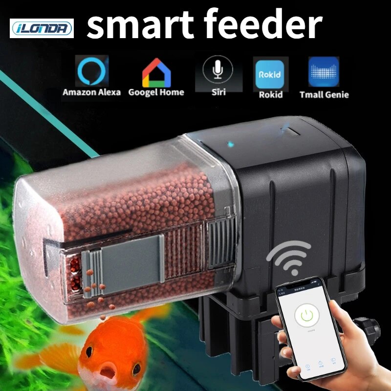 Smart Aquarium Fish Feeder: WiFi Control & Voice Activation | Inspire ...