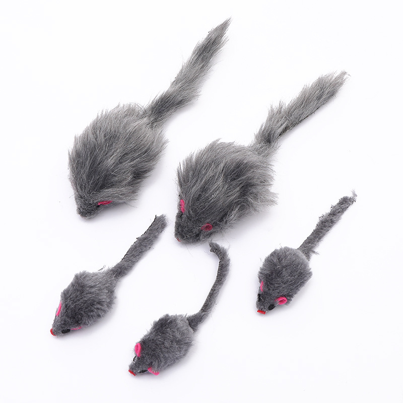 Catnip Teasing Toy Set: 5 Plush Mouse Interactive Cat Toys - | Inspire ...