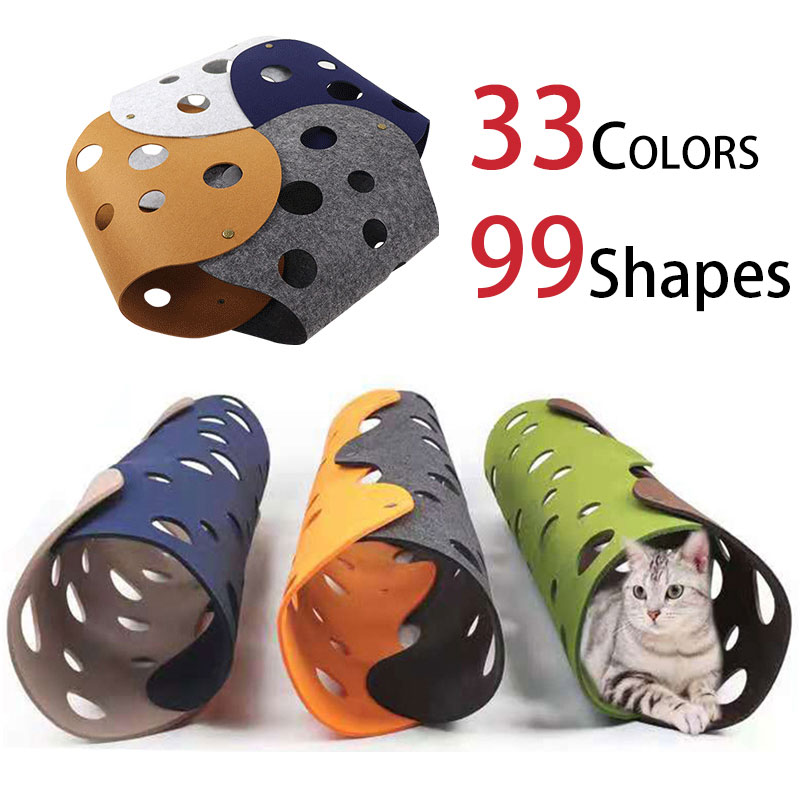 DIY Interactive Cat Tunnel: Collapsible Tube House with 99 S | Inspire ...