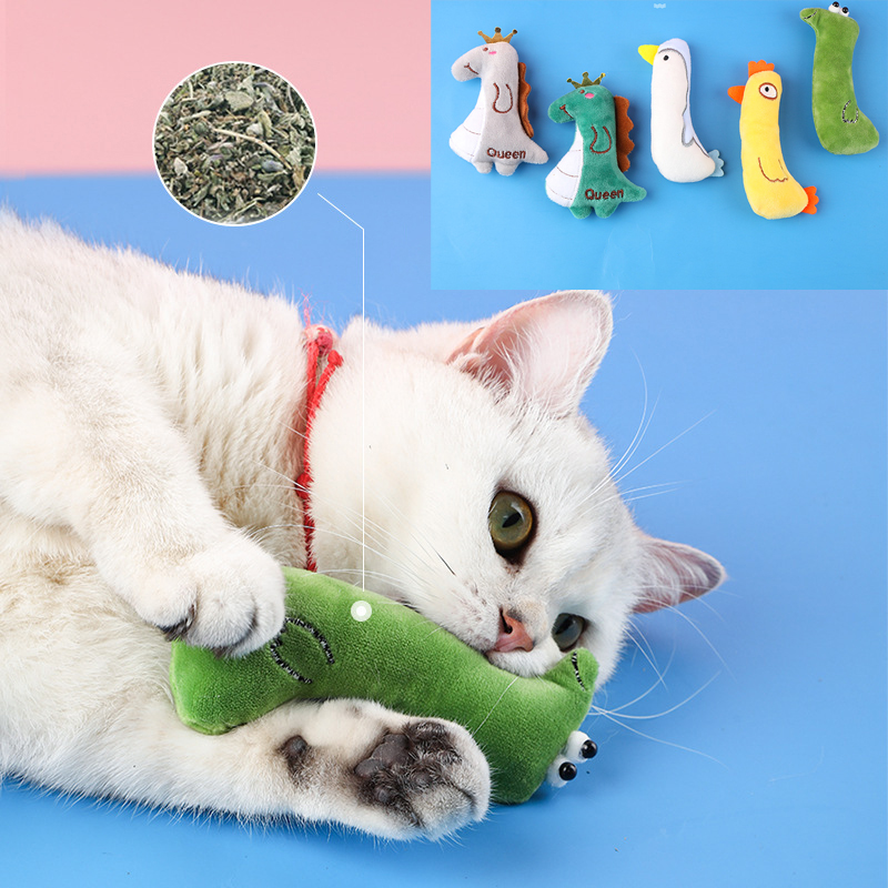 Cute Catnip Plush Toy: Protects Cats' Mouth, Aids Teeth Grin | Inspire ...