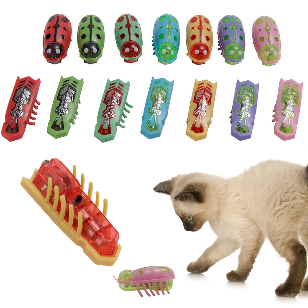 Electric Insect Cat Toy: Battery-Powered Interactive Robot B | Inspire ...