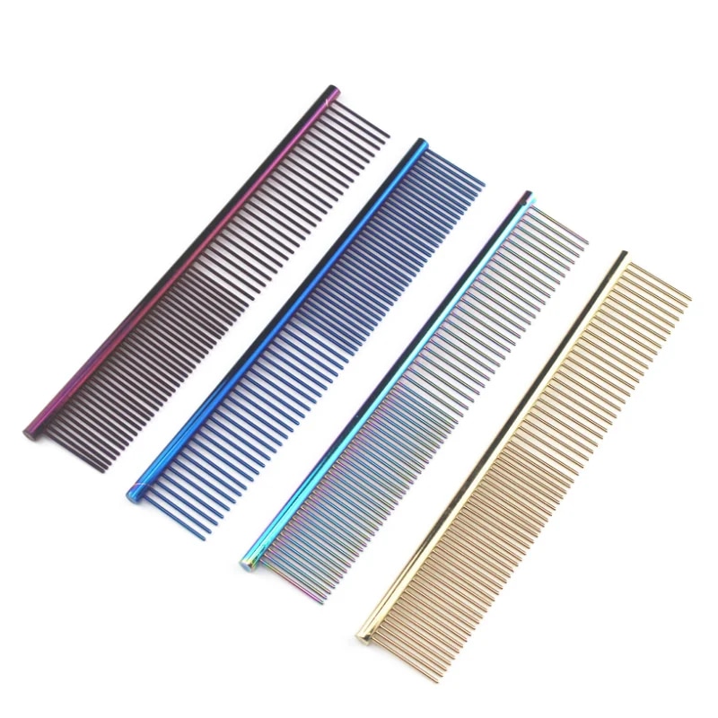 Stainless Steel Pet Comb: Pro Dog Cat Grooming Tool | Inspire Uplift
