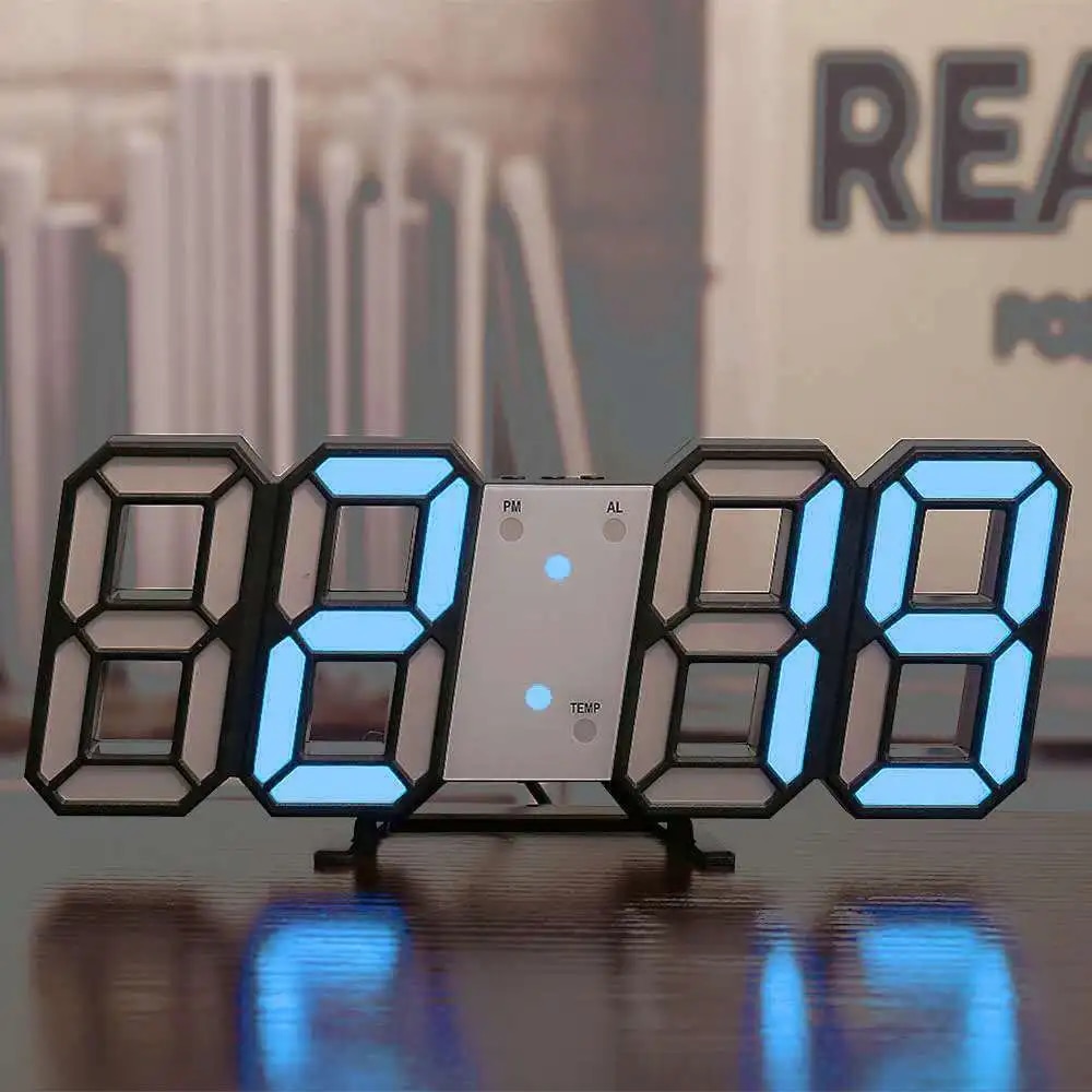 Smart 3D Digital Alarm Clock | LED Desk Clock | Inspire Uplift
