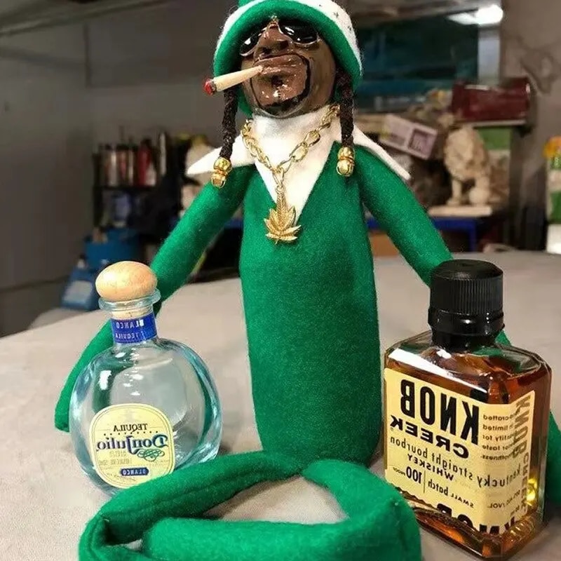 Snoop on A Stoop Christmas Elf Doll: Home Decoration & New Y | Inspire ...