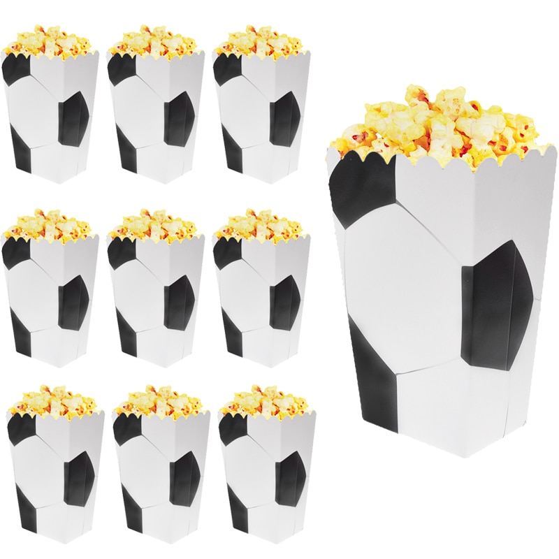 Football Popcorn Box: Soccer Party Favor for Boys' Sport The | Inspire ...