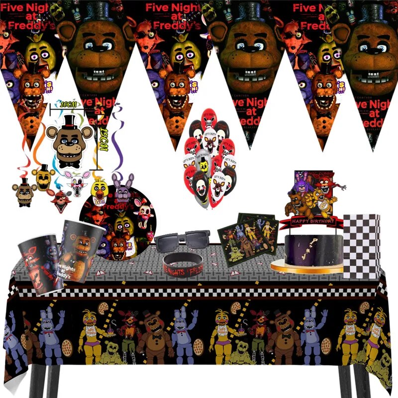 FNAF Five Nights at Freddy's Birthday Party Decorations: Kid | Inspire ...