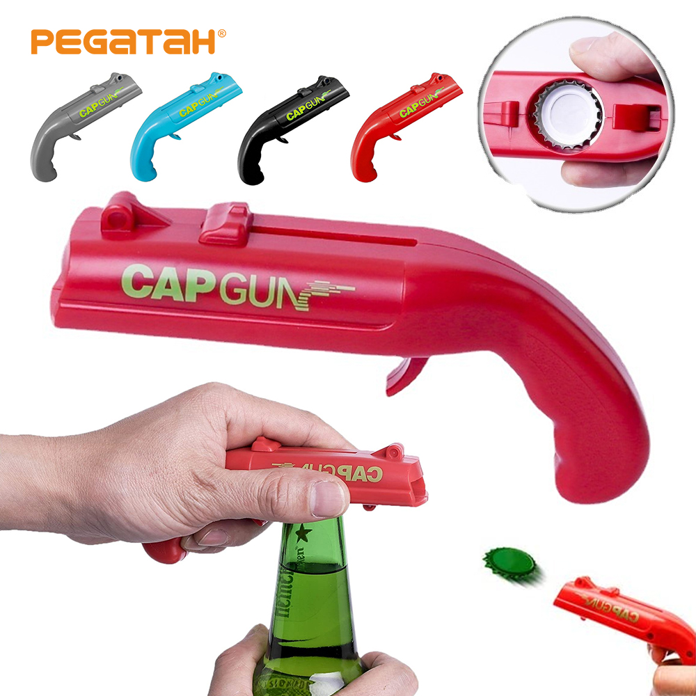 Portable Cap Gun Bottle Opener: Fun Beverage Opening Tool fo | Inspire ...