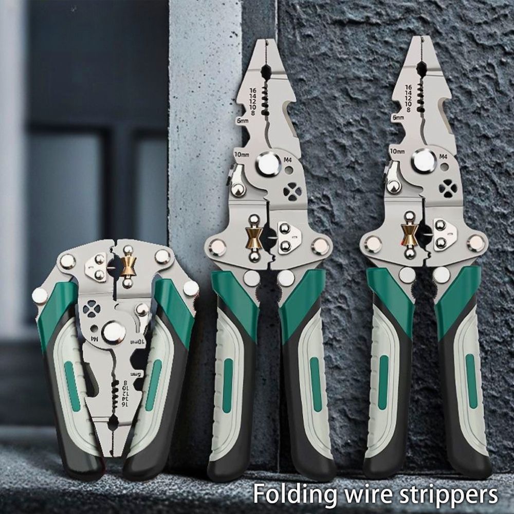 Foldable Multi-Function Wire Stripper – Electrician Tool | Inspire Uplift