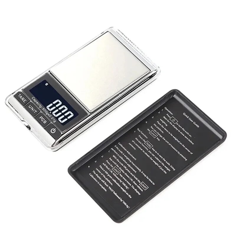 Mini Digital Scale 100/200/500g 0.01g High Accuracy LCD Back | Inspire Uplift