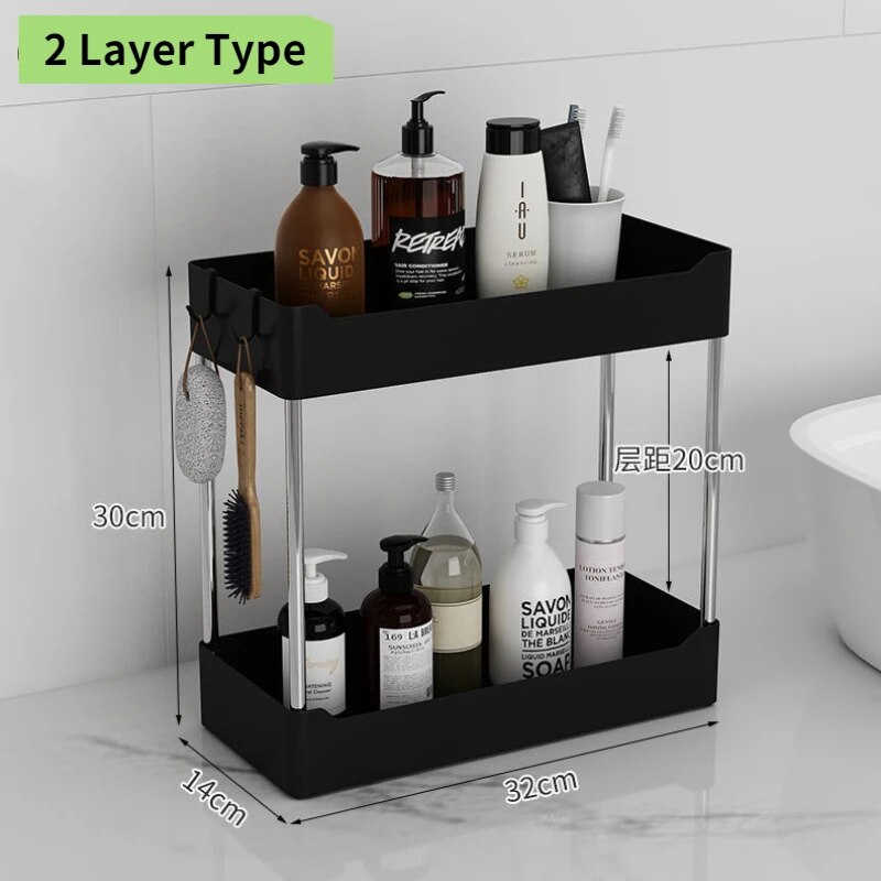 2-Tier Kitchen Organizer: Under Sink Drawer, Rack & Spice St | Inspire ...