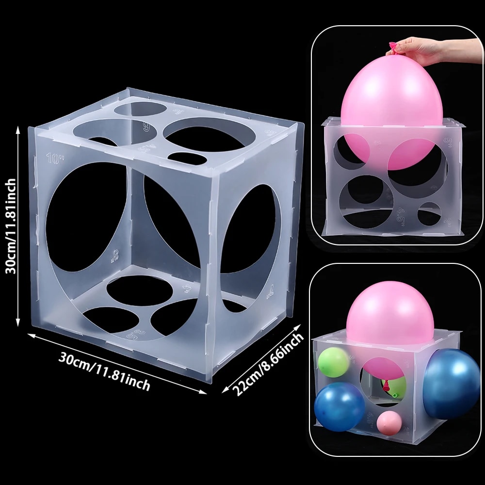 Collapsible Balloon Sizer Box: Perfect Tool for Balloon Deco - Inspire Uplift