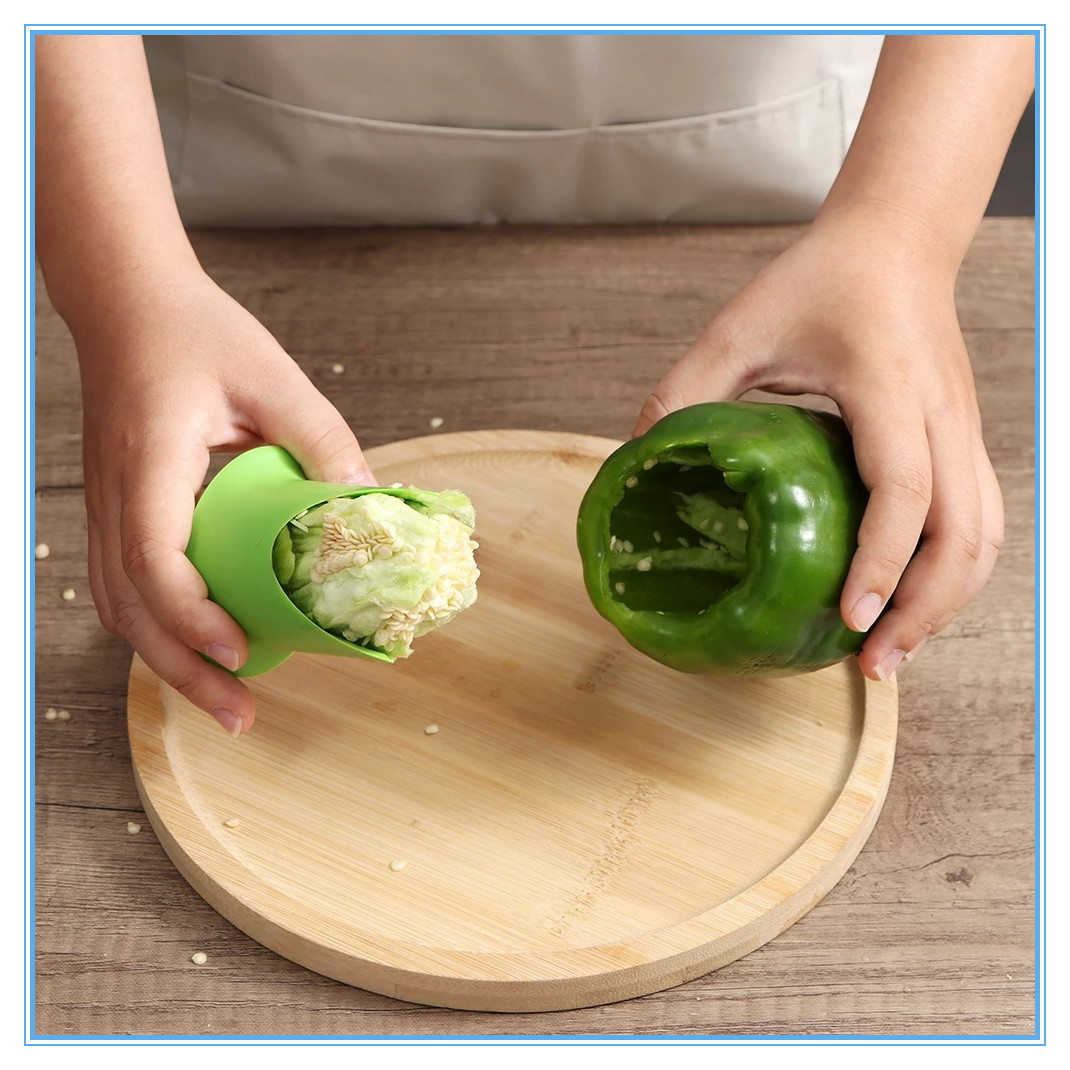 Cooking Convenience: 2pcs Vegetable Cutter & Seed Remover Se | Inspire ...