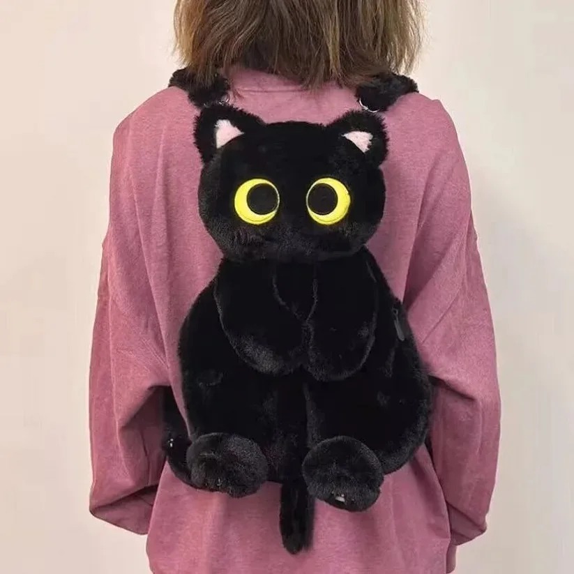 Kawaii Cat Plush Backpack, Cute Stuffed Animal Bag Gift | Inspire Uplift